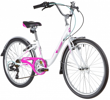 Велосипед NOVATRACK 24" Ancona рама 12", алюм., белый в Севастополе ...